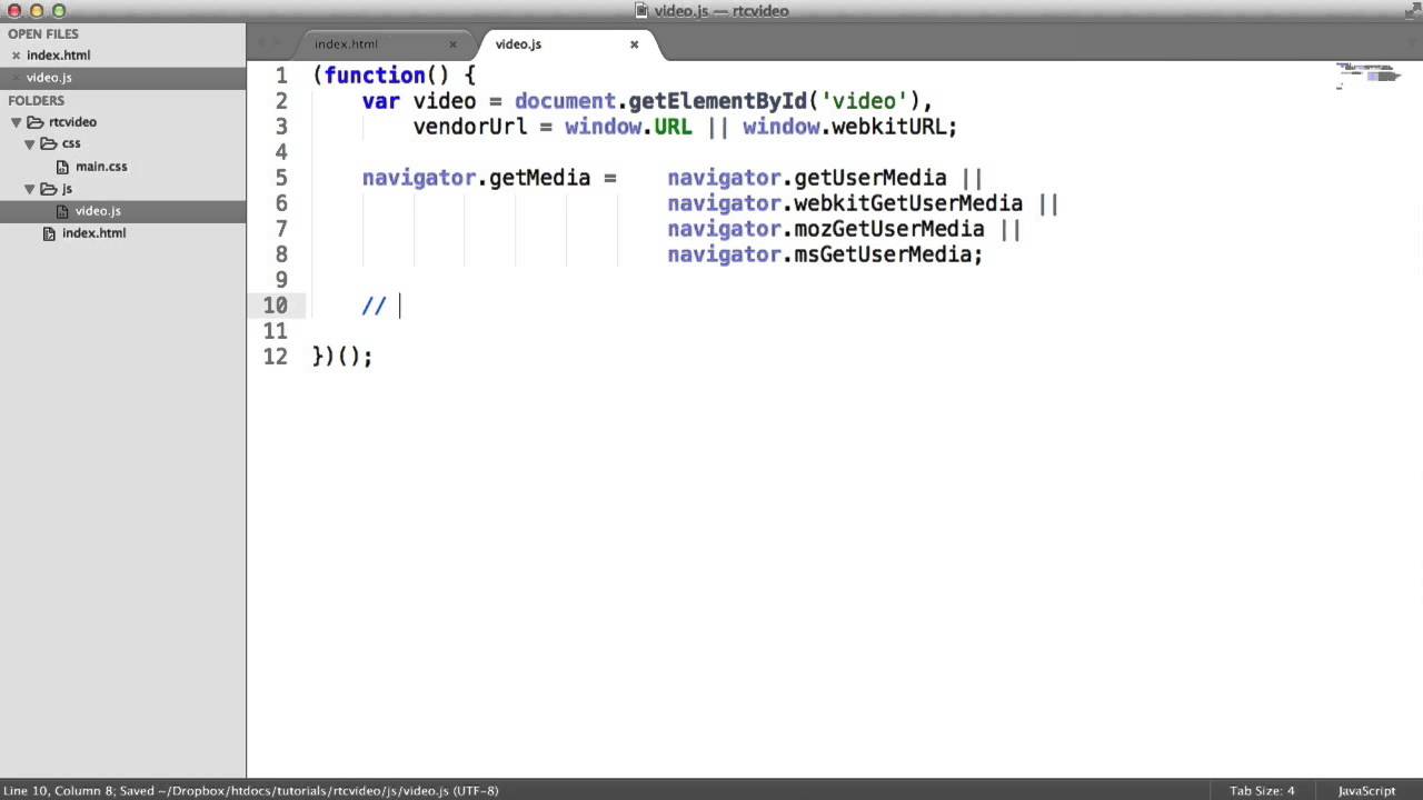 Stream Your Webcam In Your Browser With Webrtc Youtube