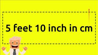5 Feet 10 Inch In Cm How Convert Mp3 Music & Mp4 video downloads
