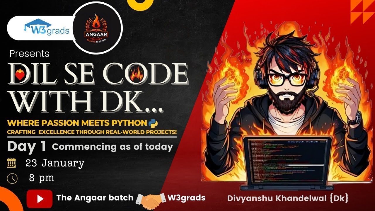 Dil Se Code With Dk Crafting Excellence Through Python Projects