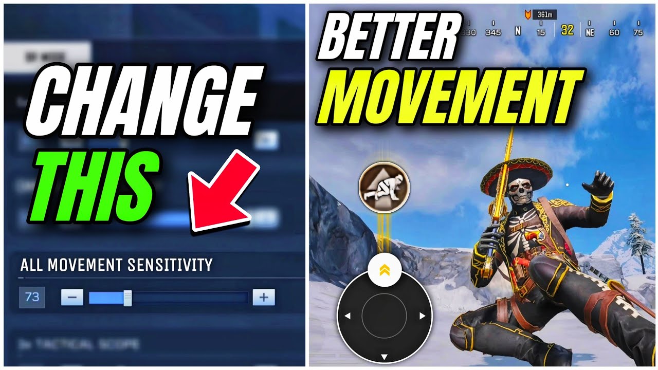 8 Settings To Improve Movement In Codm Youtube