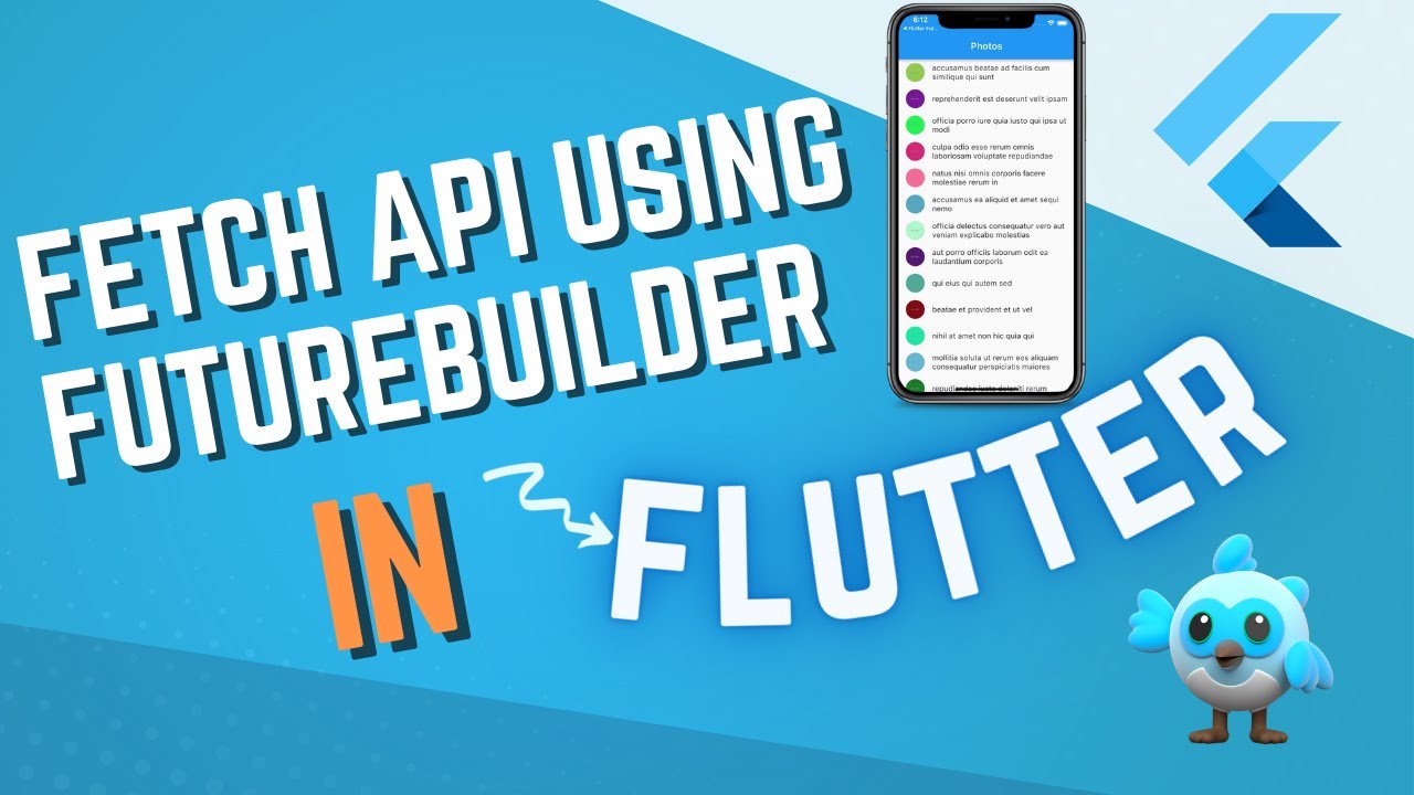 Flutter 101 How To Use Futurebuilder To Fetch A Rest Api In Flutter
