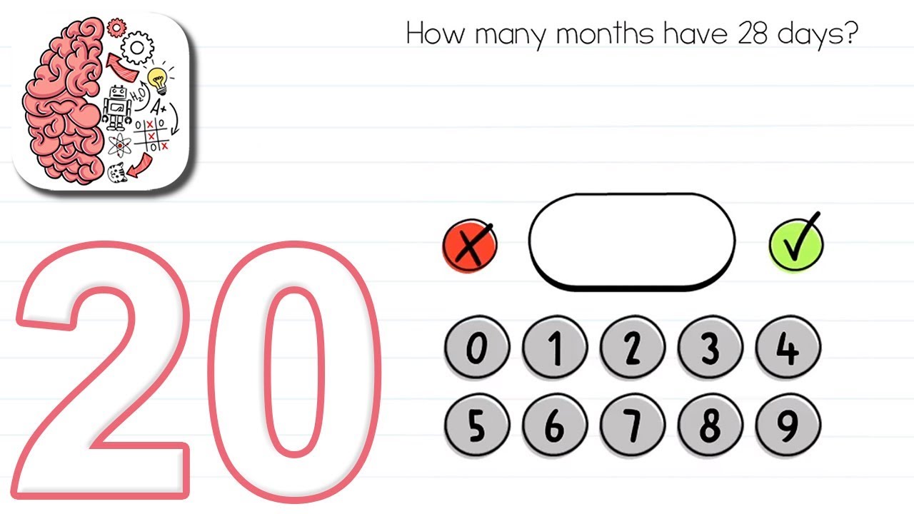 Brain Test Level 20 Walkthrough Youtube