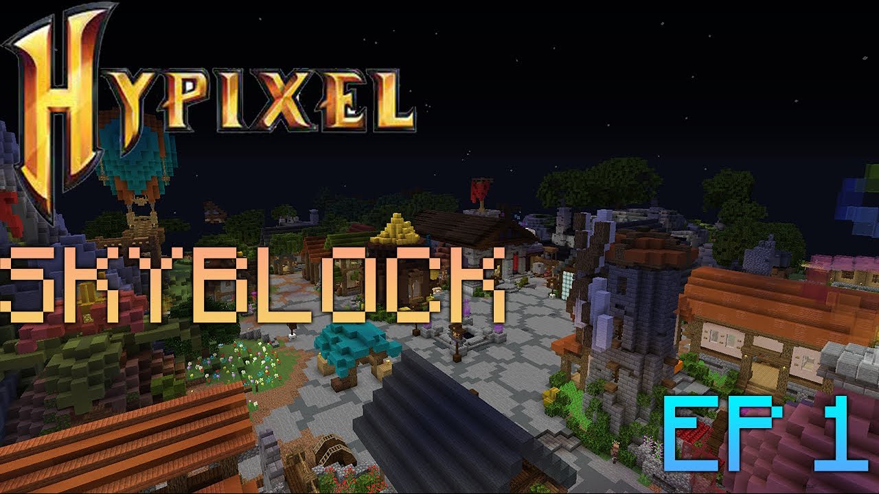 The Journey Begins Hypixel Skyblock Ep 1 Youtube