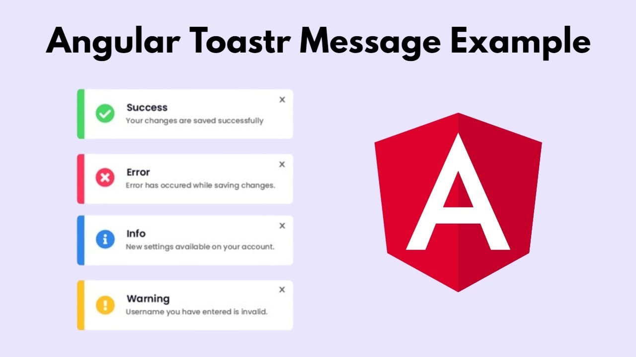Angular 17 Toastr Message Example Youtube