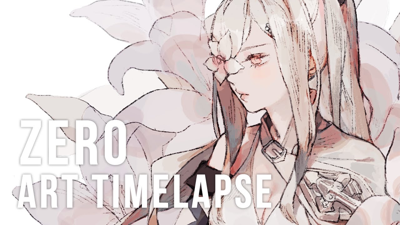 Art Timelapse Zero From Drakengard 3 In Procreate Youtube