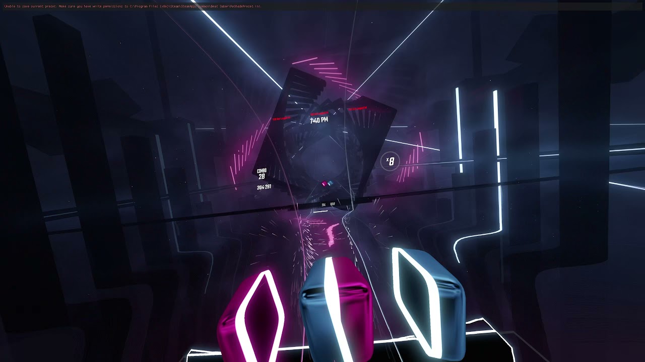 Beat Saber Rush E V2 Expert Youtube