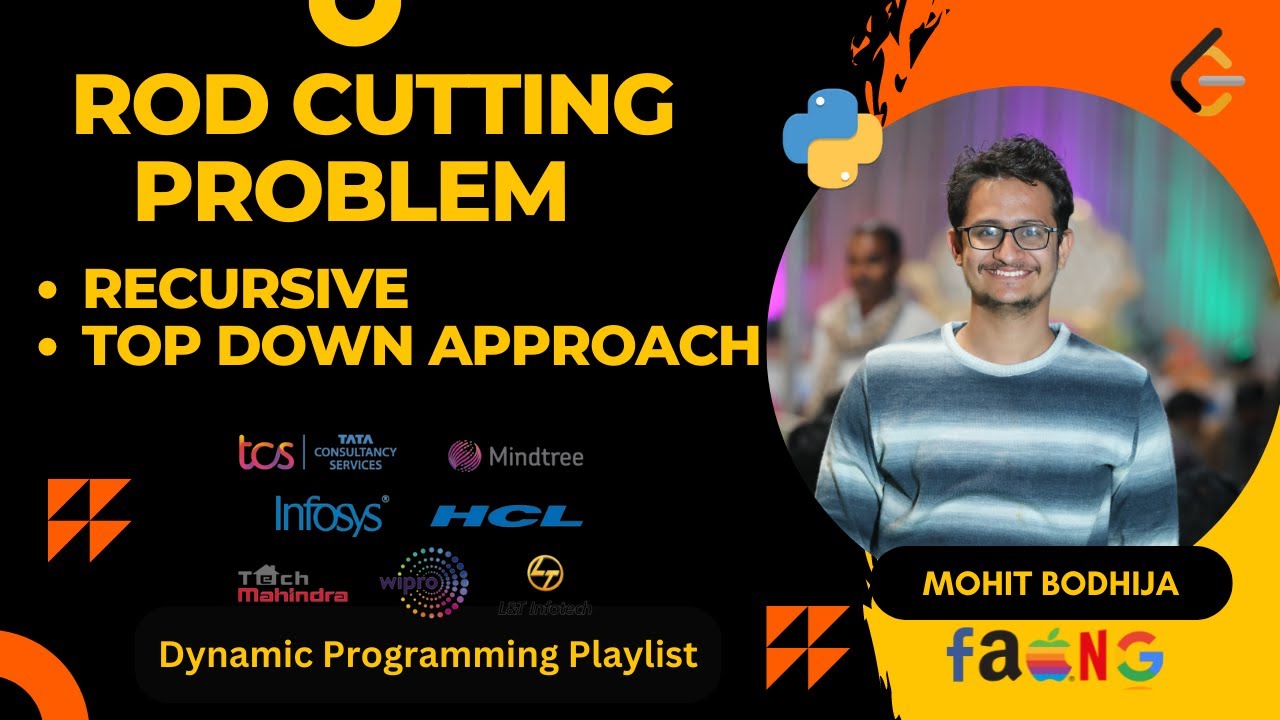 Rod Cutting Problem Recursive Dynamic Programming By Mohit Bodhija