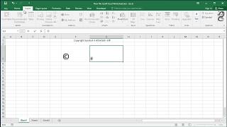 How To Type Copyright Symbol In Excel Insert Copyright Symbols Using ...