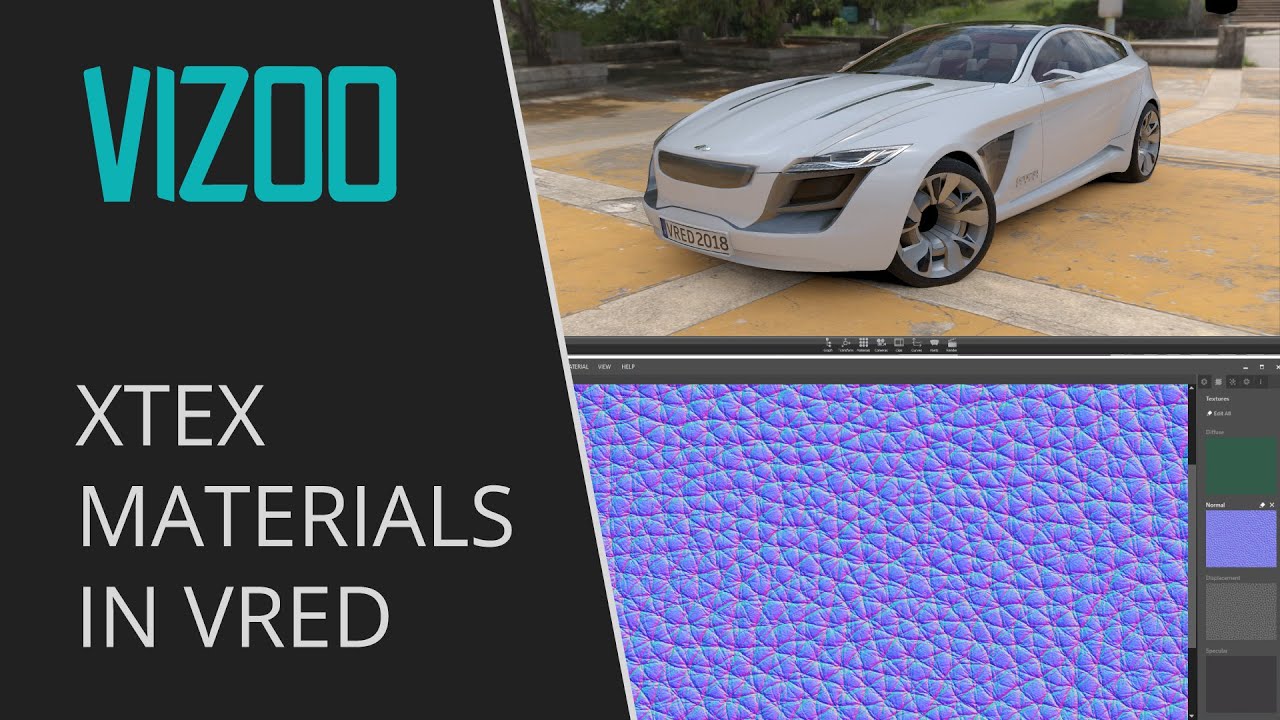 How To Use Xtex Scanned Materials With Vred Tutorial Youtube
