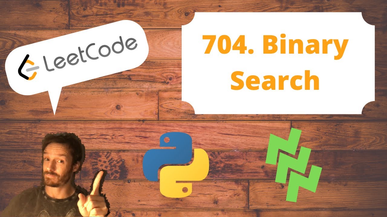 Leetcode 704 Binary Search With Python Youtube