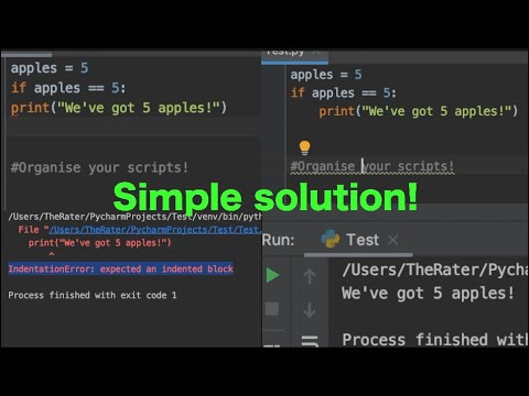 Python Indentationerror Expected An Indented Block 100 Solution
