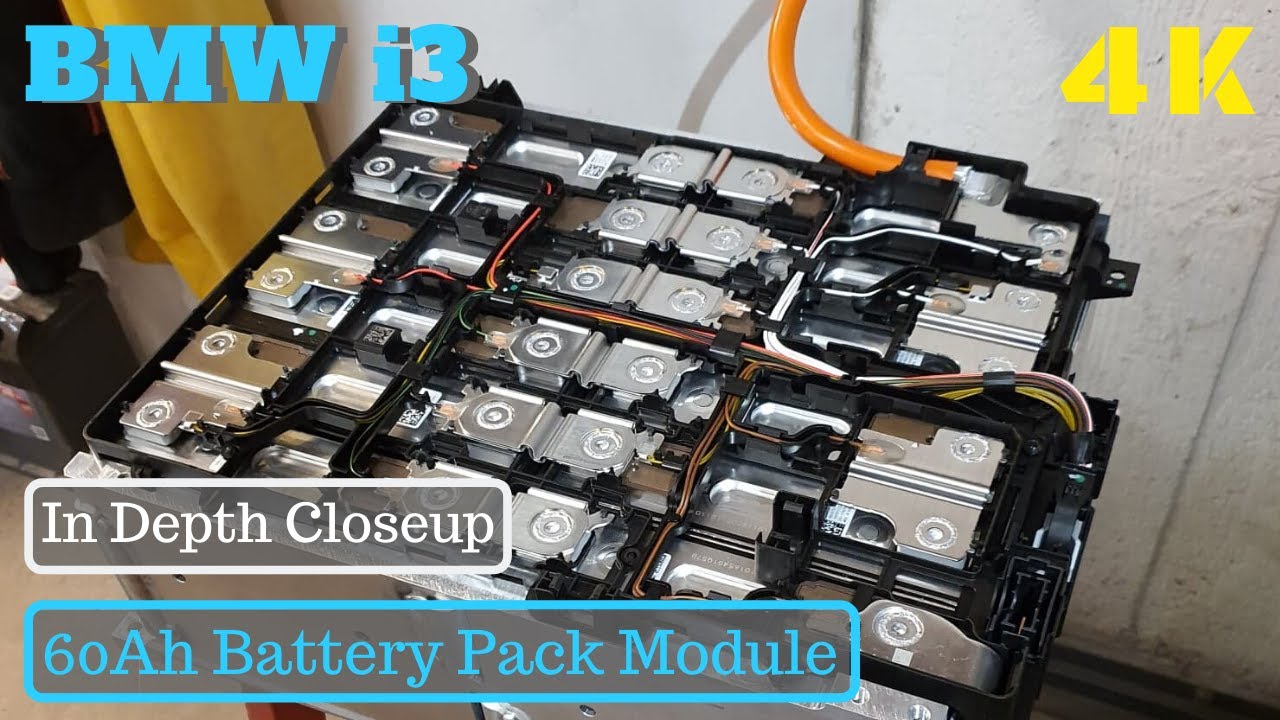 Bmw I3 60ah Battery Pack Module Closeup Youtube