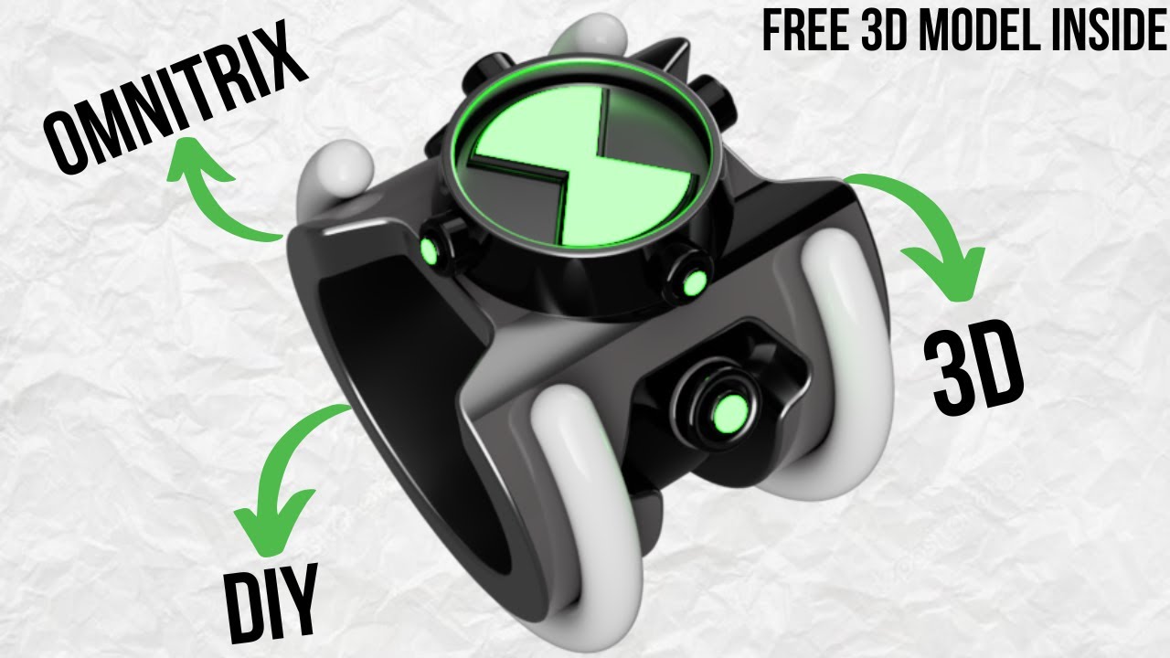 How To Design A Diy 3d Omnitrix Youtube