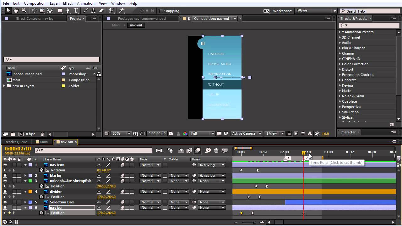 Using After Effects For Ui Animation Prototypes Youtube