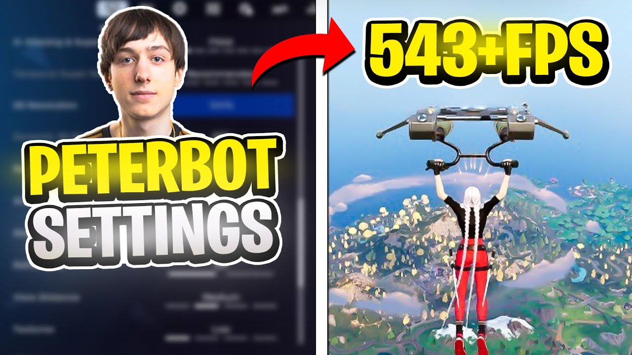 Peterbot Reveals New Settings Stretch Res For Fortnite Chapter 6
