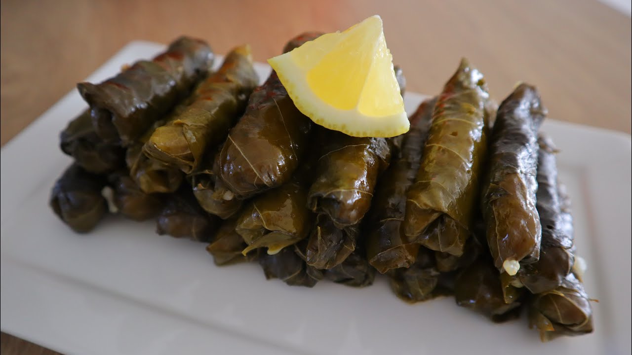 Dolma Turkish Stuffed Grape Leaves Episode 483 Baking With Eda