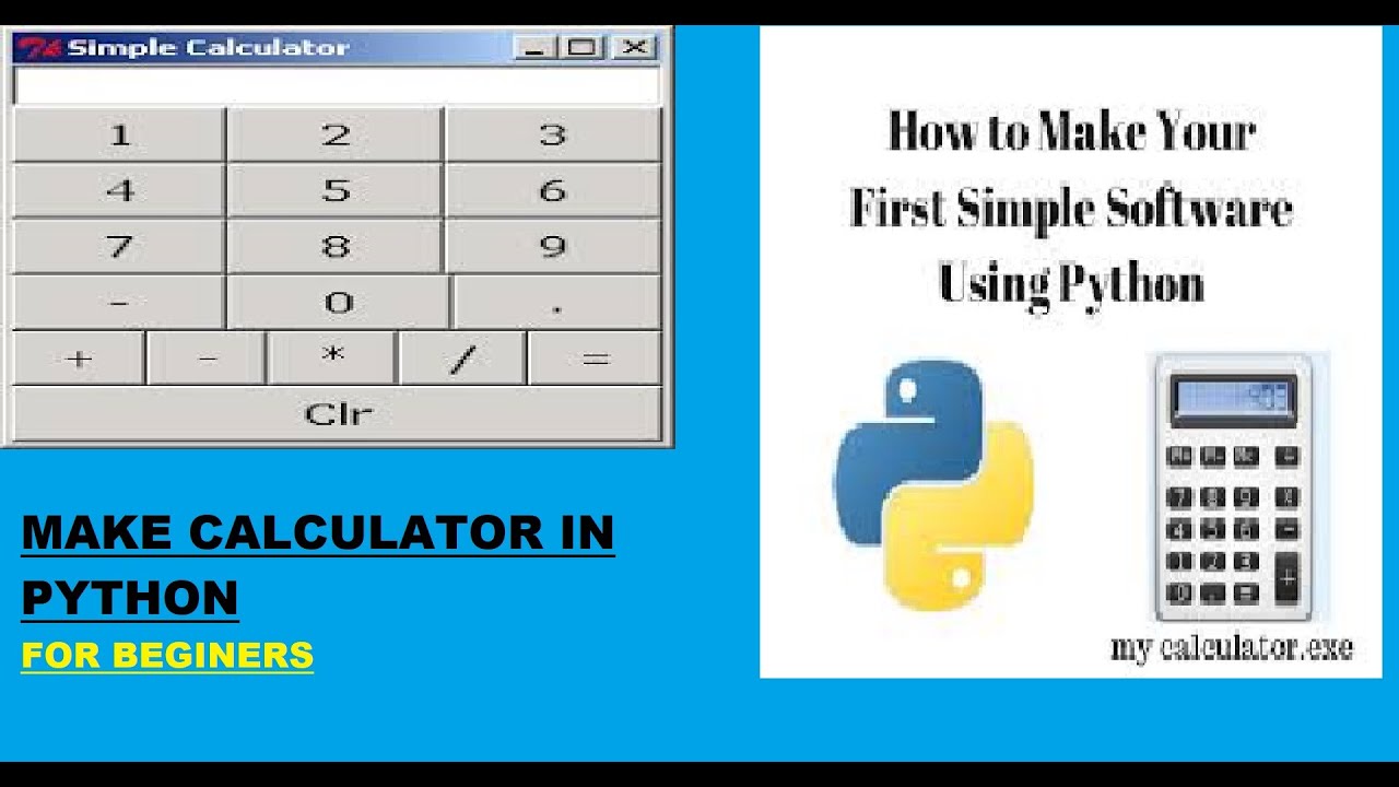 How To Create Calculator In Python Full Tutorial Building A Basic