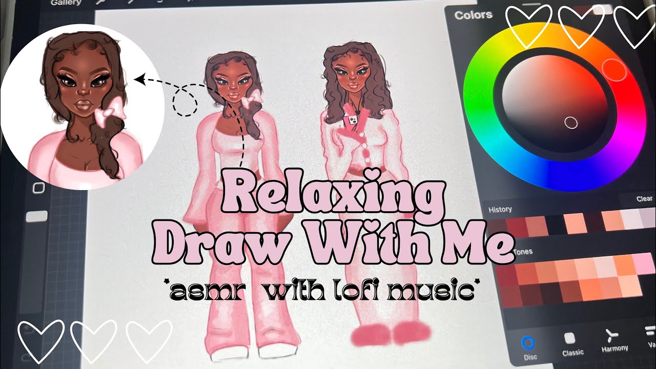 Relaxing Draw With Me On Ipad Pro With Asmr Lofi Tunes рџћ рџњ