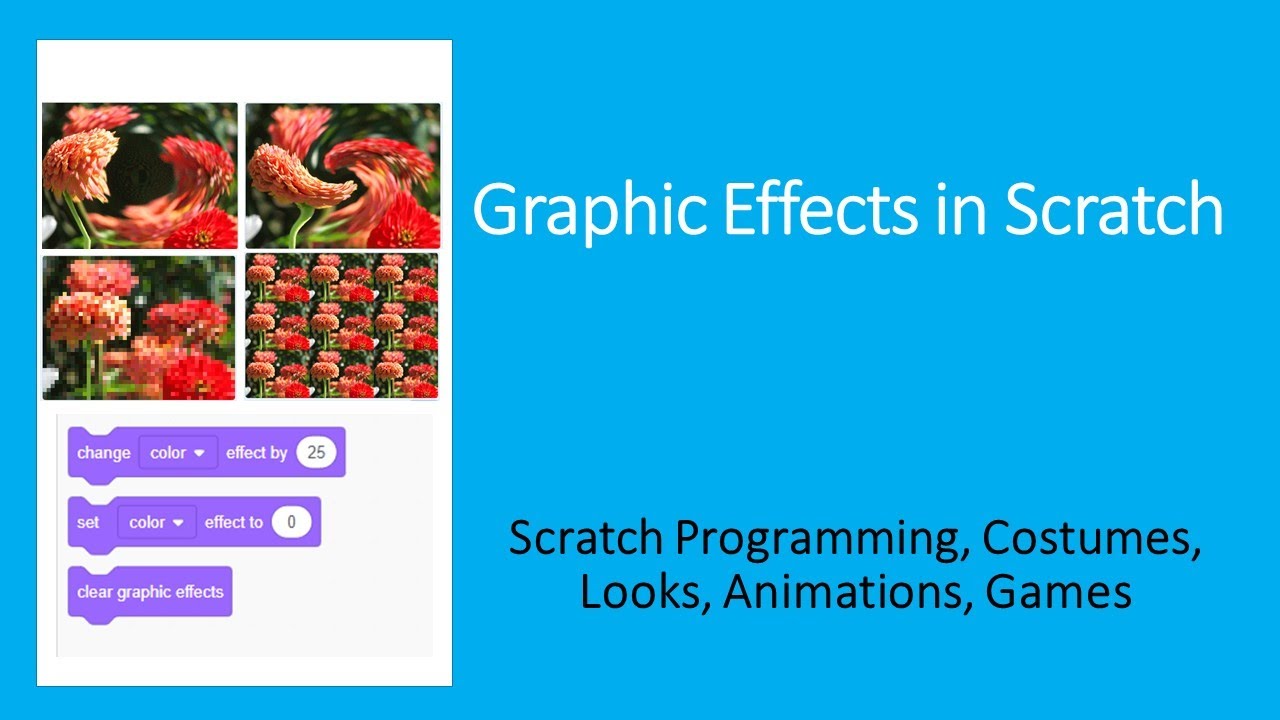 Graphic Effects In Scratch Youtube