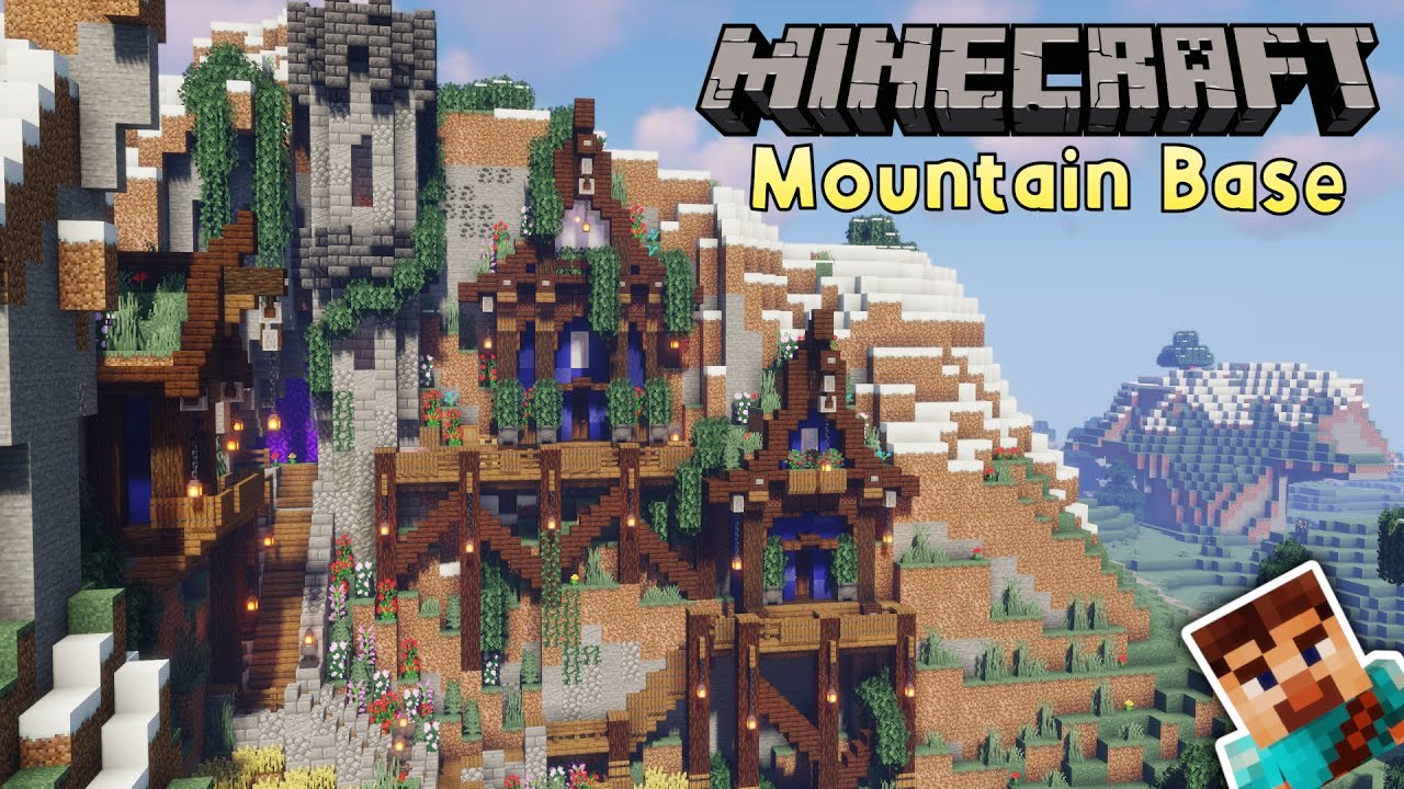 Minecraft Timelapse Mountain Base Youtube