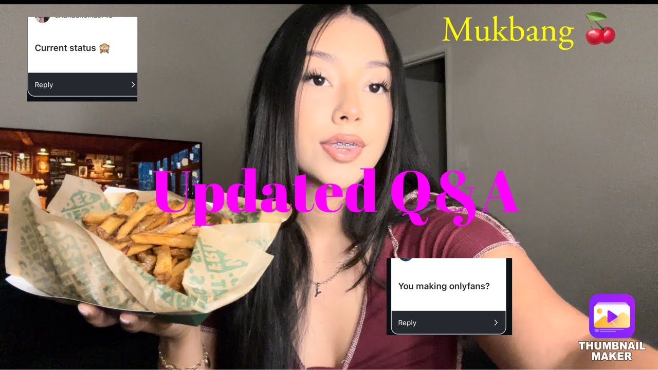 Updated Q A Mukbang Youtube