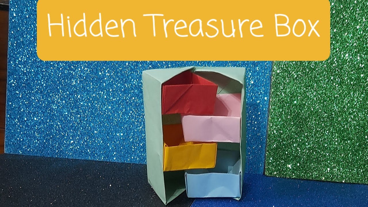 Diy Hidden Treasure Box Paper Craft Treasure Box How To Make Easy
