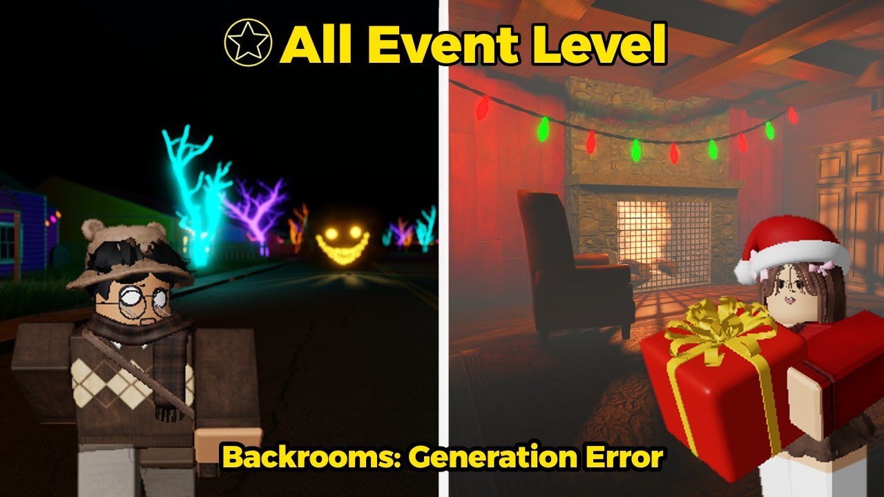 All Event Level In Backrooms Generation Error Roblox Backrooms