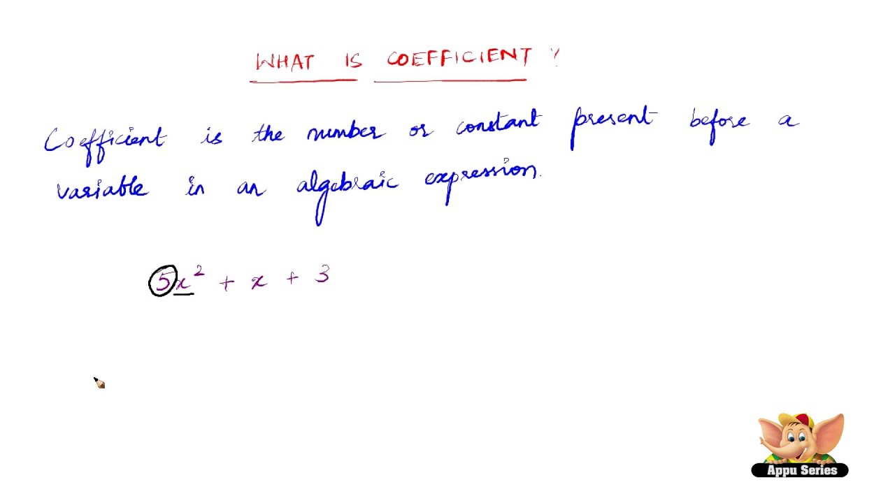 Math Coefficient
