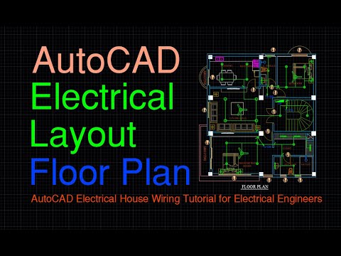 Electrical Layout Floor Plan Autocad Electrical House Wiring