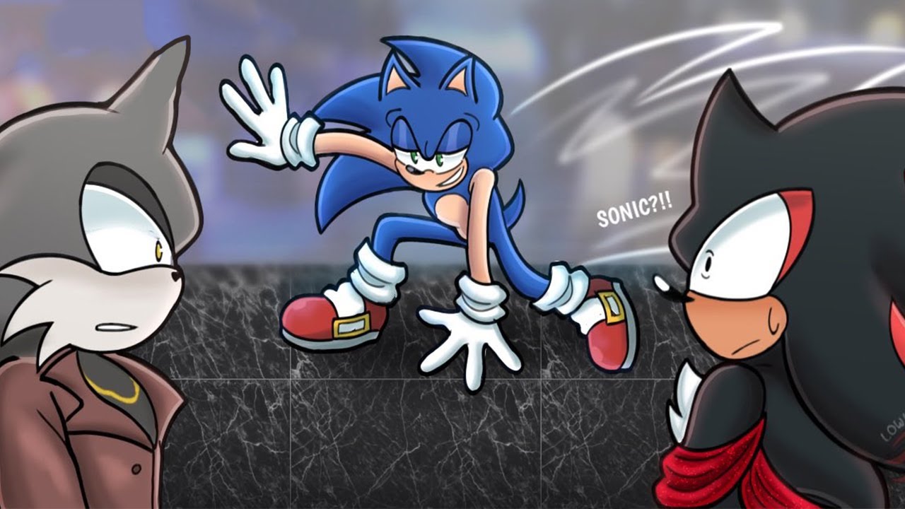 Sonadow Shadow In Disguise Sonic Comic Dub Sky Comic Youtube