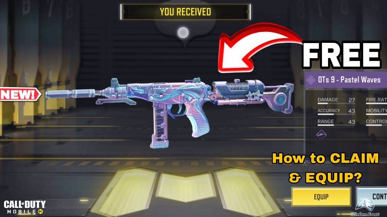How To Get Free Ots 9 Pastel Waves How To Claim And Equip In Cod