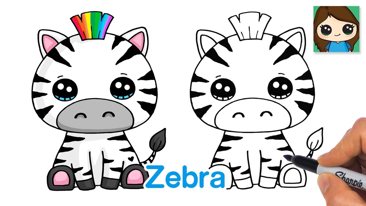 How To Draw A Cute Zebra Easy Step By Step Infoupdate Org