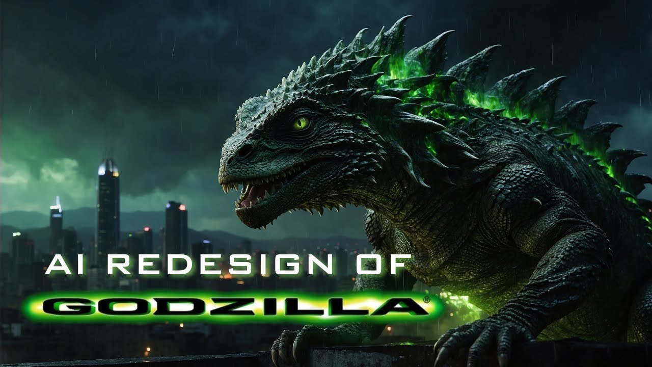 Ai Redesigns Godzilla 1998 Aka Zilla Youtube