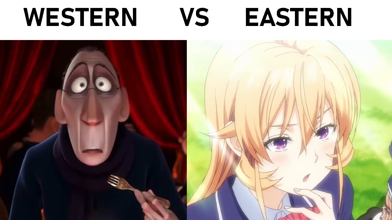 Western Vs Eastern Animation Youtube
