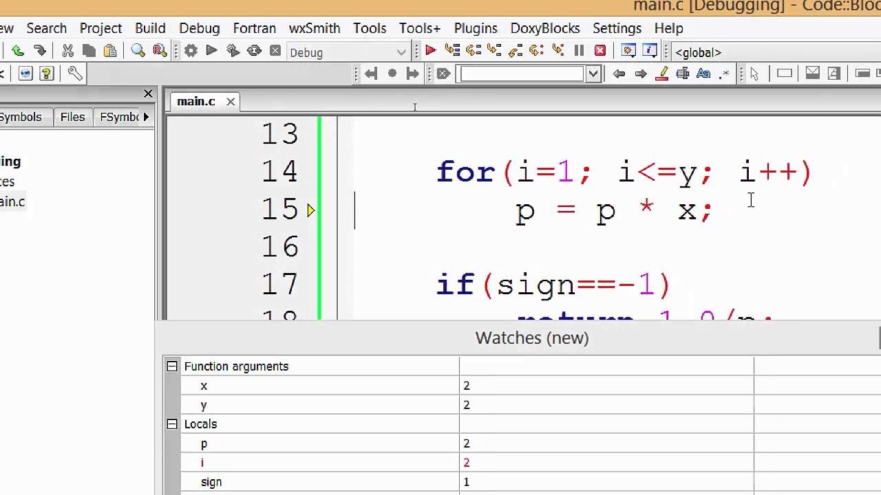 1 Debugging In Codeblocks Youtube
