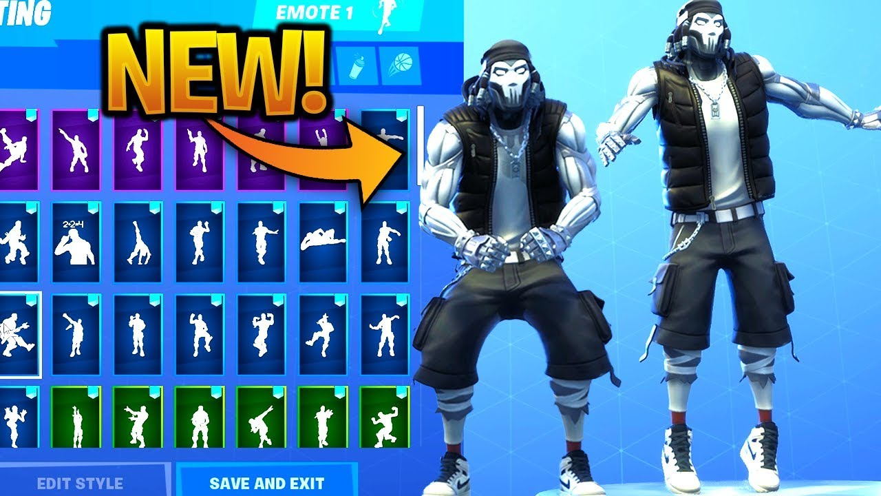 New Grind Skin Showcase With Dance Emotes Fortnite Battle Royale