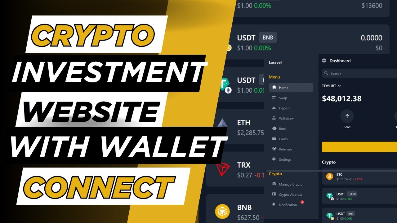How To Create Web3 Crypto Currency Investment Website With Wallet