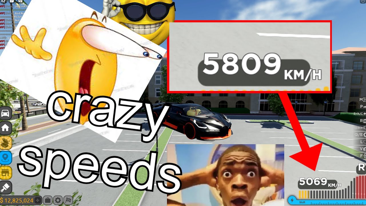 Insane Goofy Ahh Speed Glitch Roblox Driving Empire Glitch Youtube