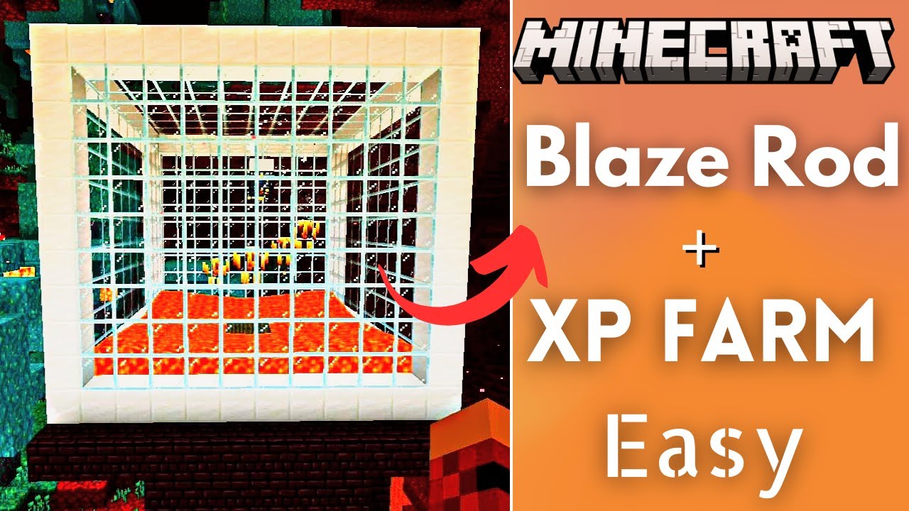 Minecraft Blaze Rod Xp Farm Blaze Rod Farm In Minecraft 1 19