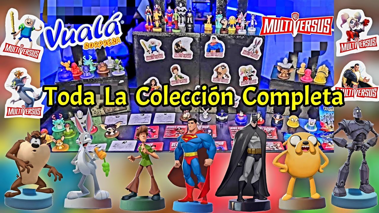 Toda La Coleccion Completa De Vualá Sorpresa Multiversus Stickers