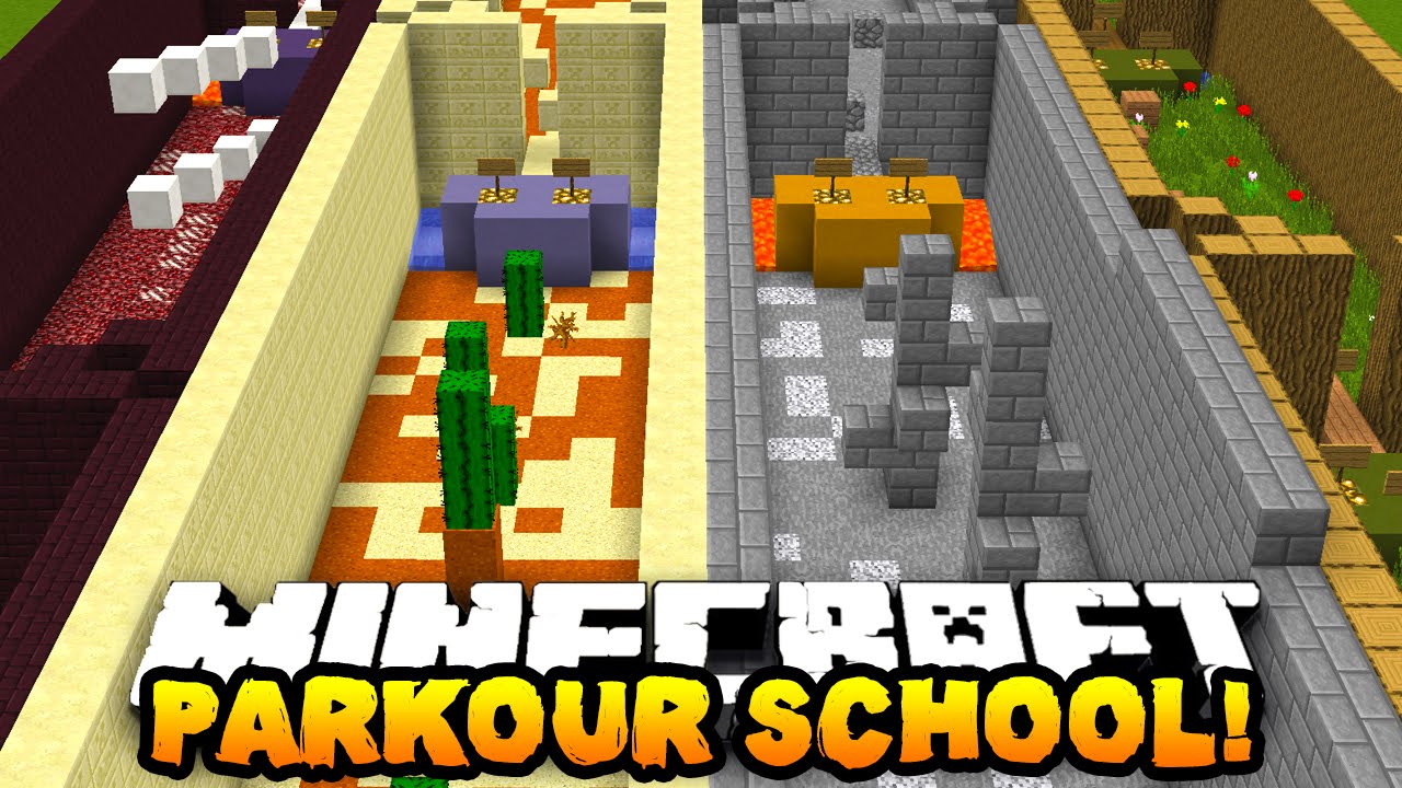 Minecraft Parkour School 36 Stages Of Parkour W Prestonplayz