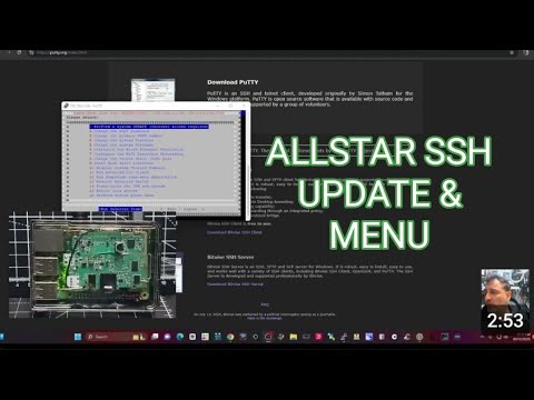 Allstar Node Update Raspberry Pi3b Youtube