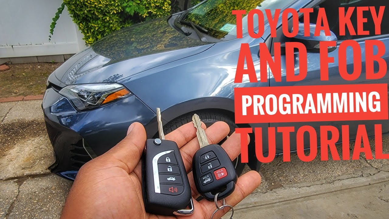 How To Program A Toyota Key And Fob Programming Tutorial Autel Im508