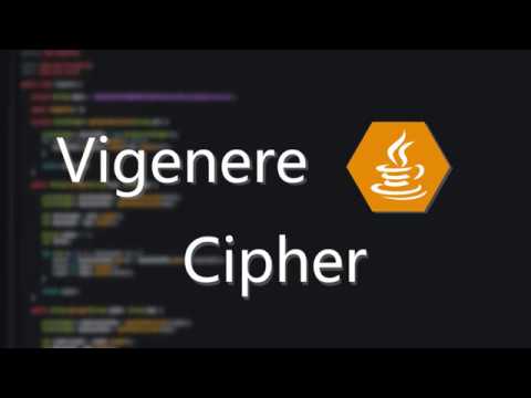 Vigenere Cipher Java Cryptography 3 Youtube