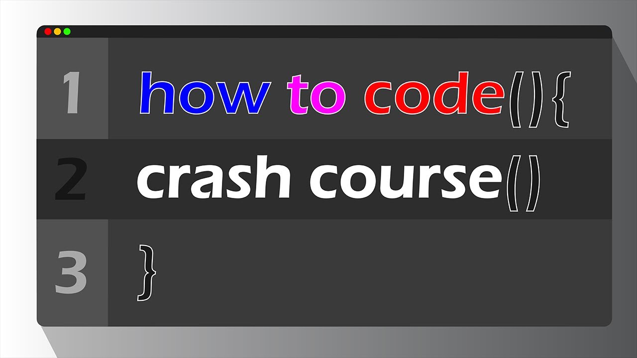 How To Code Crash Course 2023 Youtube