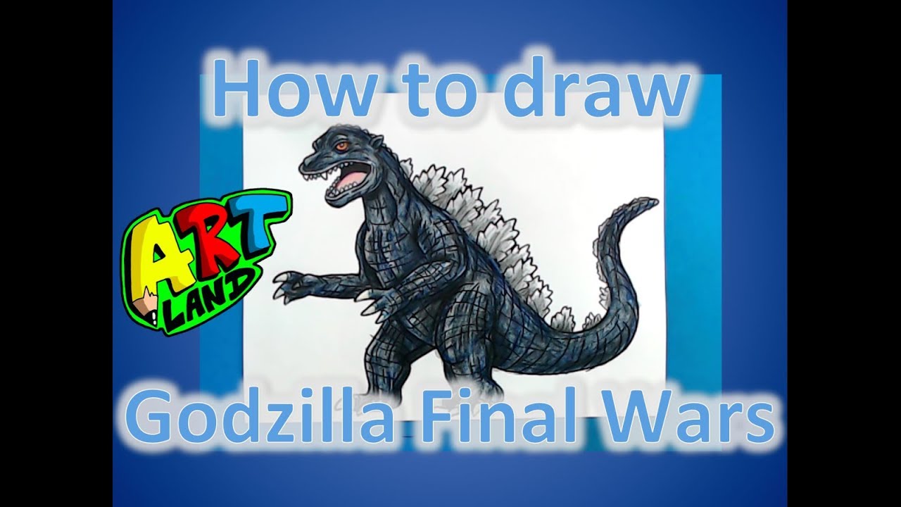 How To Draw Godzilla Final Wars Youtube