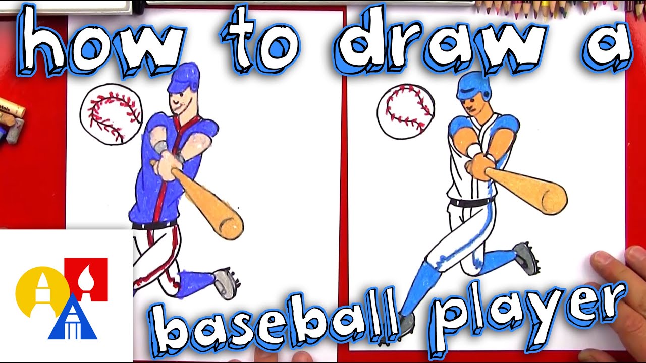 Baseball Player Drawing Step By Step At Magda Salas Blog