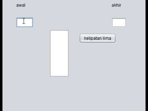 Flowchart Kelipatan Lima Youtube