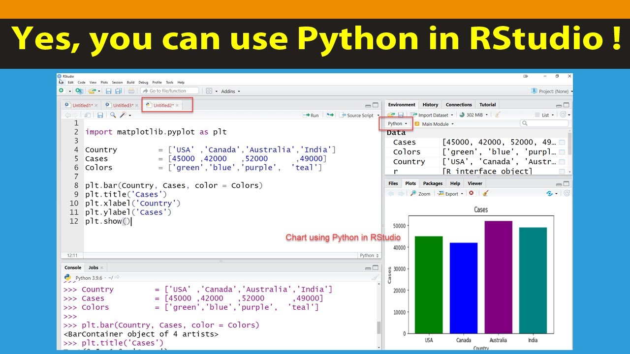 Use Python In Rstudio Youtube