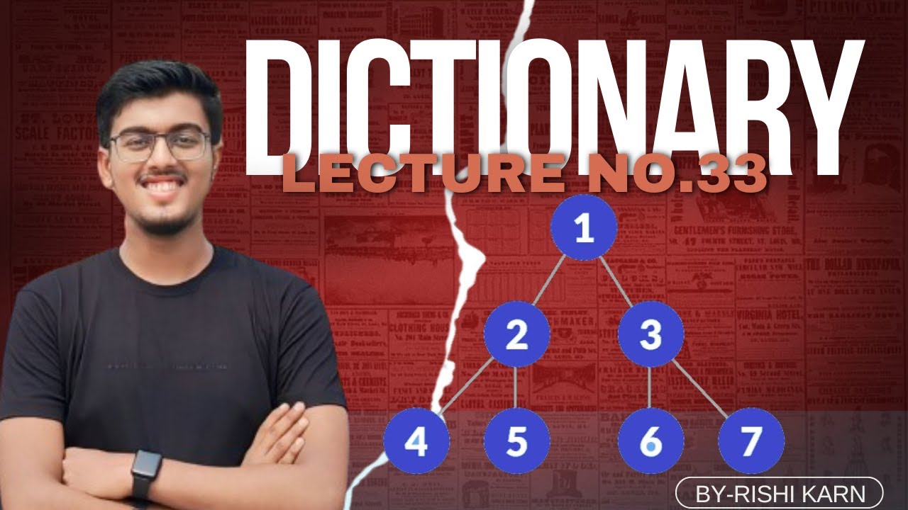 Dictionary Data Structure And Algorithm Programming Youtube
